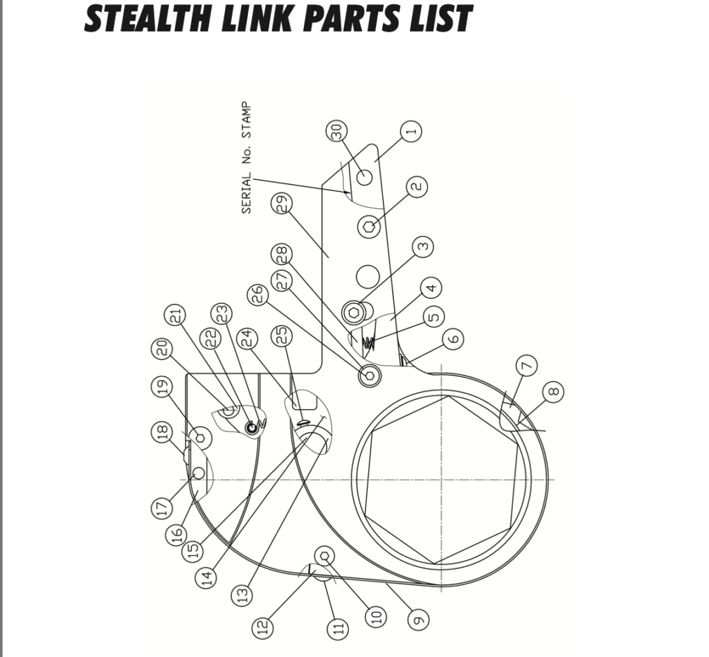 Stealth-2-B Hytorc Stealth-2 de 2-3/8" Hex, Cassette, (solo llave de ...