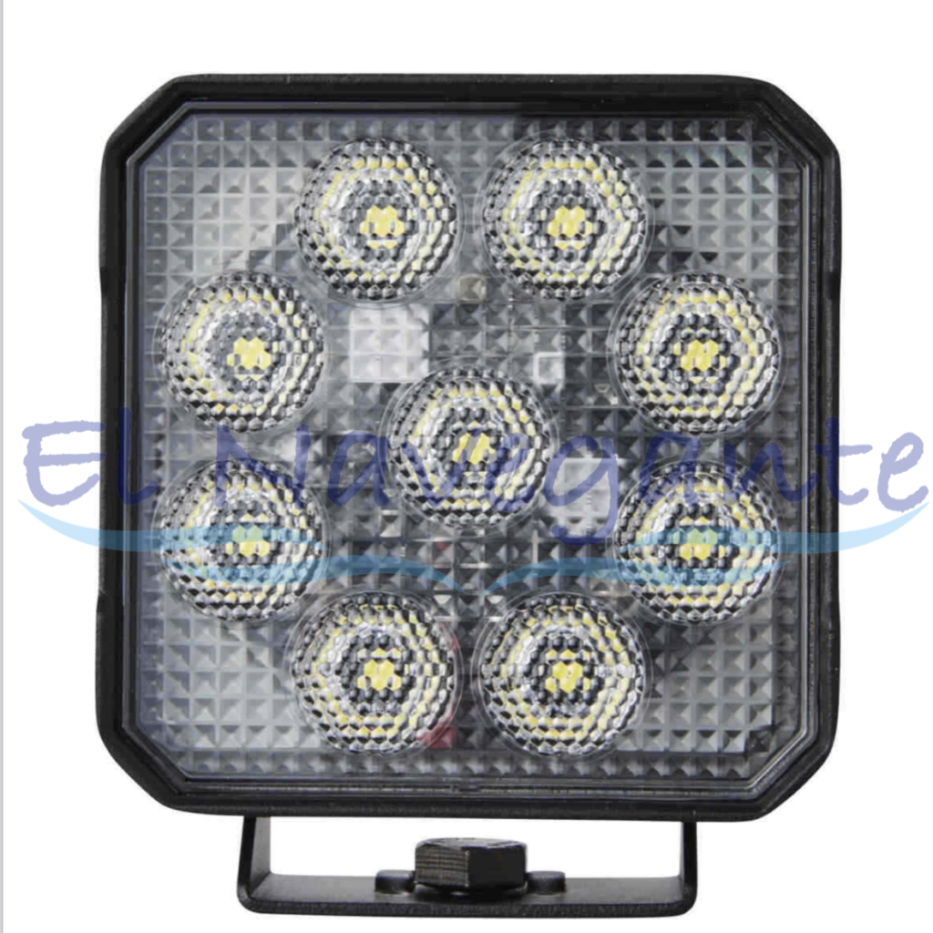 TS3000 Faro de trabajo MCA, Marca: HELLA 9 Leds 12V / 24V. - Repuestos ...